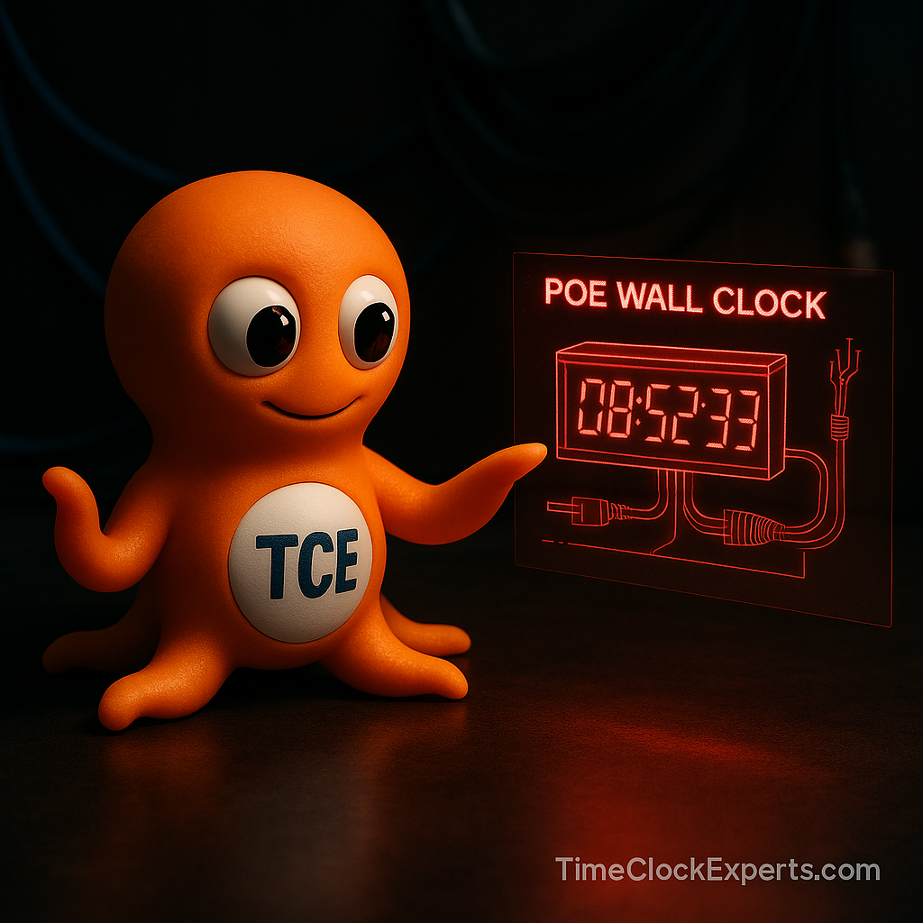 Mission Report: PoE Wall Clock Upgrade for Time Sync – TimeClockExperts.com
