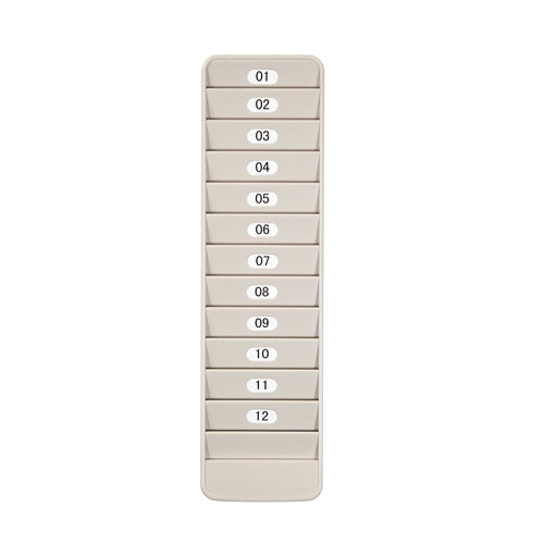 12 Pocket Employee Badge Rack | Compact & Sturdy Badge Organizer ...