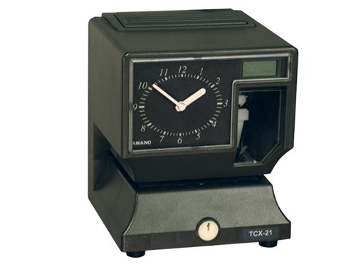 Amano TCX-21 Electronic Time Clock – Advanced Employee Time Tracking ...