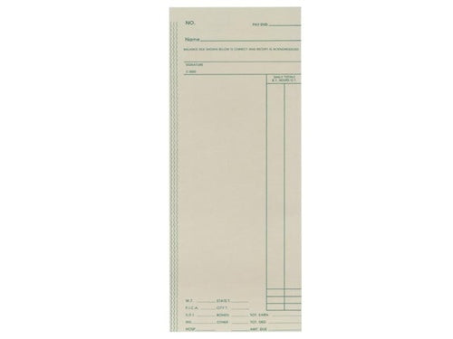 Amano Time Cards for CP Series Time Clocks – 250 Pack for Accurate Emp ...