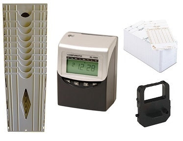 Compumatic XL1000e Calculating Time Clock Bundle - Accurate Payroll Tr ...