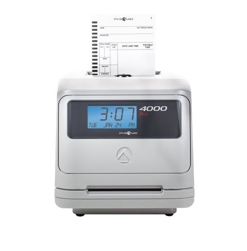Efficient Pyramid 4000 Pro Auto Totaling Time Clock for Accurate Atten ...