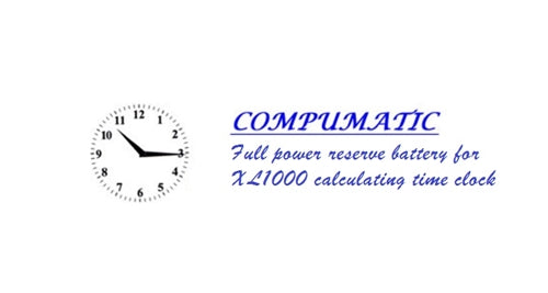 Full Power Reserve Battery for Compumatic XL1000 Calculating Time Cloc ...