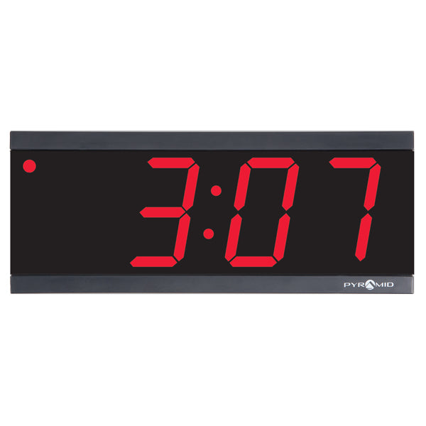 POE IP Network Synchronized 3” 4-Digit Red LED Digital Clock – 48V DC ...